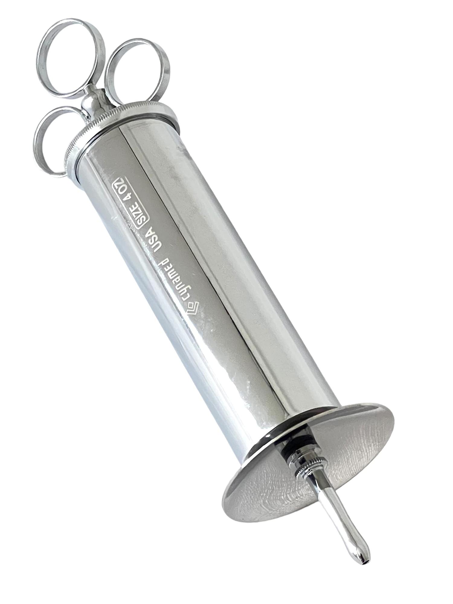 High Quality 4 oz Brass Chrome Ear Wax Removal Syringe | Buy Now with ...