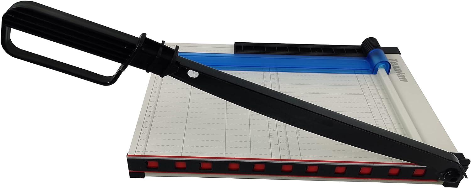 TEXALAN Paper Cutter Letter Size Paper Trimmer 12 Cut Length 12 Sheet ...