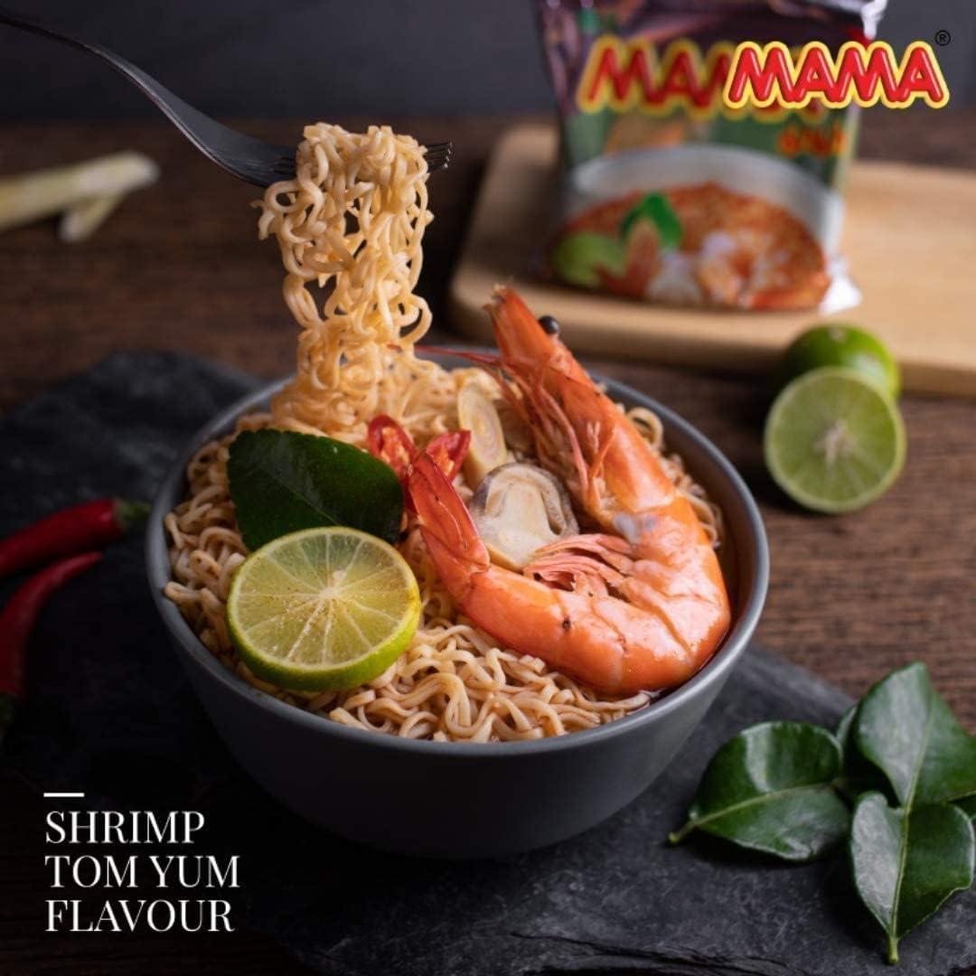 MAMA Shrimp Tom Yum Flavour Oriental Style Instant Noodles Jumbo Pack 90g (Pack of 20) | Buy Now ...
