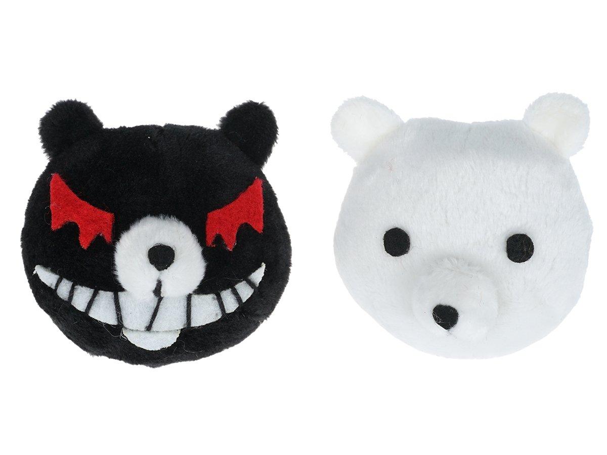 CoolChange Monokuma Hair Clip Set | Junko Enoshima Bear Clips for ...