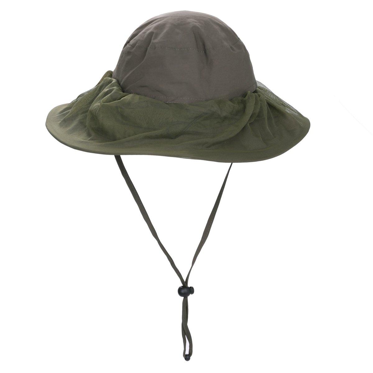 Anti-Mosquito Beekeeping Hat with Veil - Army Green | One Size Mesh Bug ...