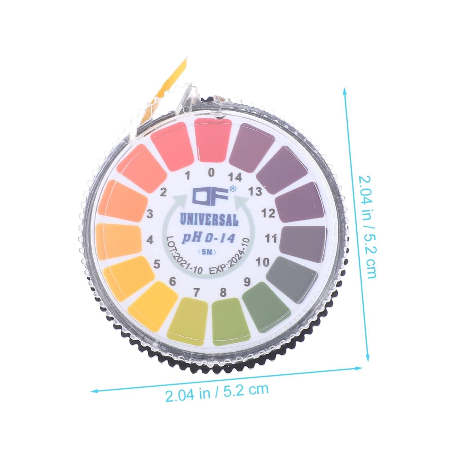 Acid pH Test Paper Roll - Universal pH Test Strips for Liquid Solutions ...