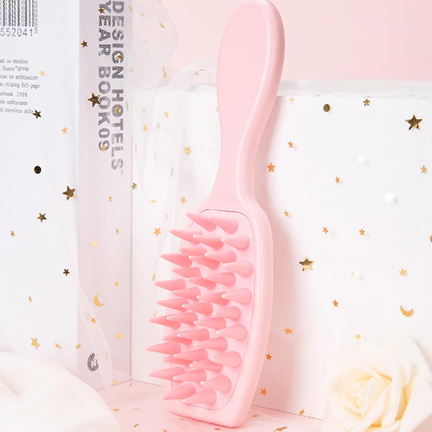 Carrice Wide Teeth Big Shower Comb - Antistatic Shampoo Brush for Curly ...