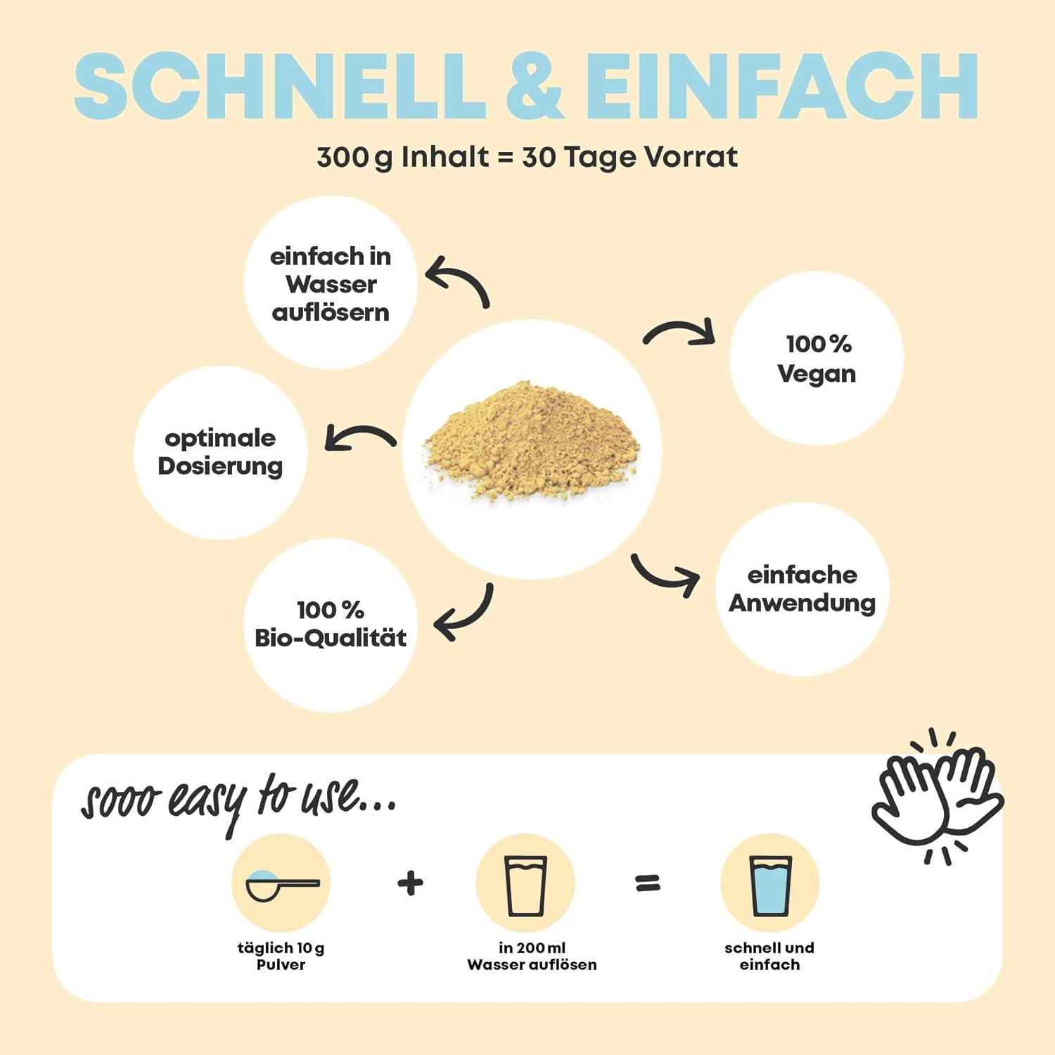 Organic Intestinal Flora Powder - 13 Probiotic Strains Fiber-Rich ...