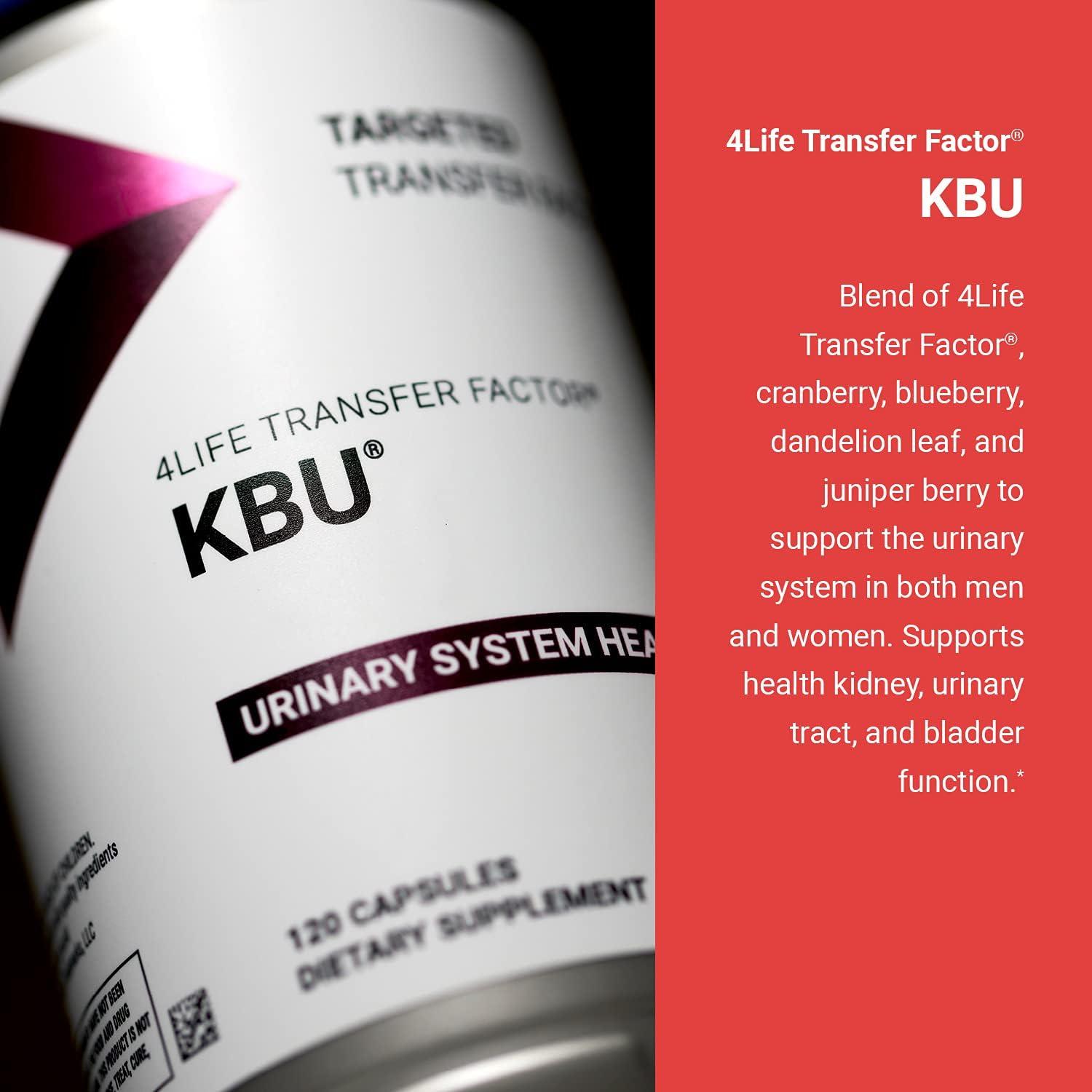 4Life Transfer Factor KBU - Kidney, Bladder & Urinary Health Support ...