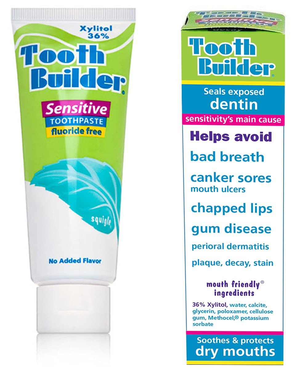 Squigle Tooth Builder SLS Free Toothpaste - Stops Tooth Sensitivity ...