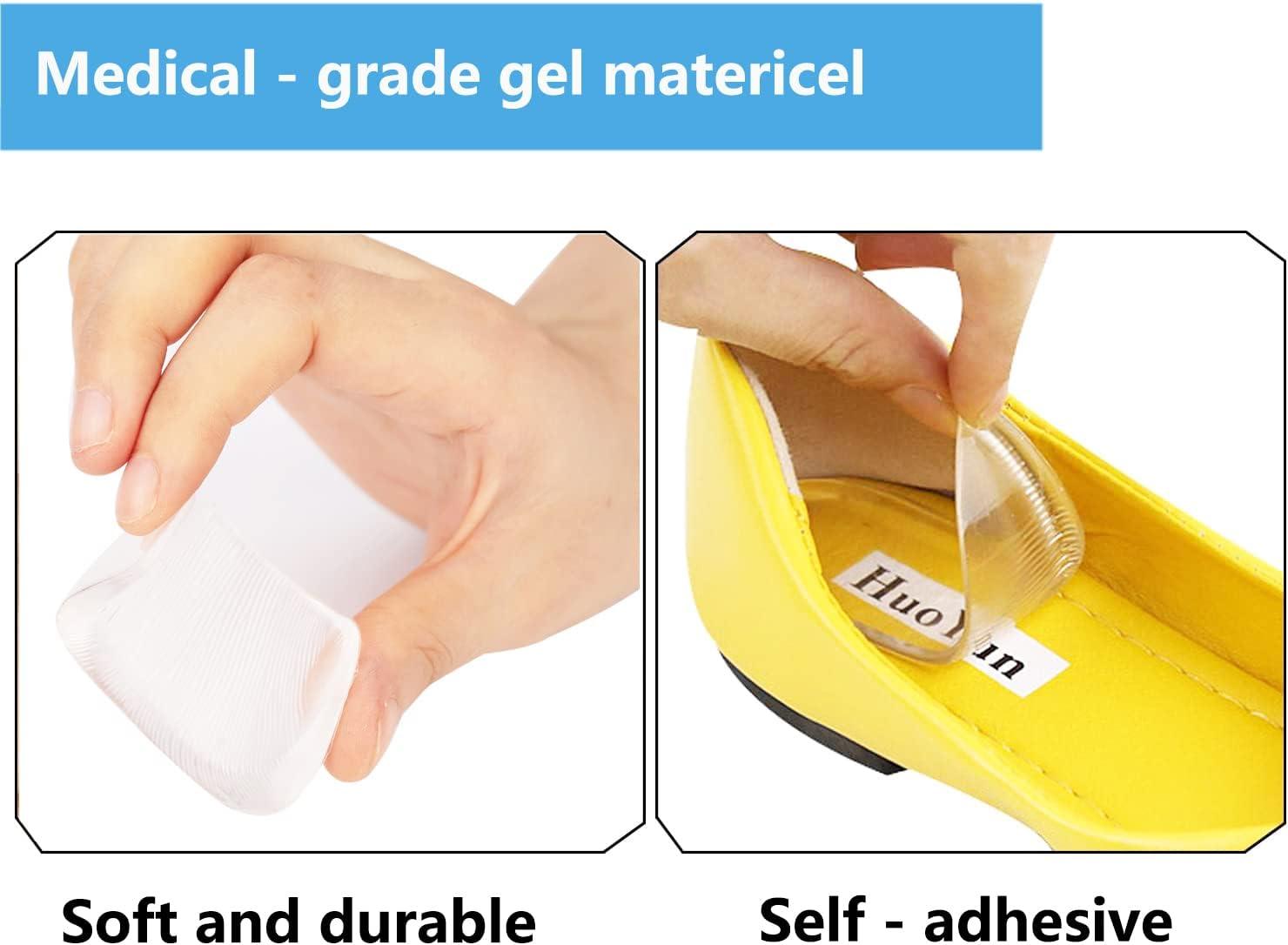 Olukssck 2 Pairs Medial Lateral Heel Wedge Inserts - Orthopedic ...