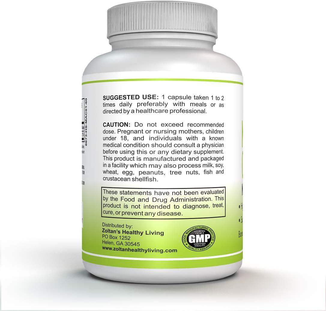 Zoltan's Healthy Living Magnesium Complex 500mg Citrate/Oxide | 60 ...