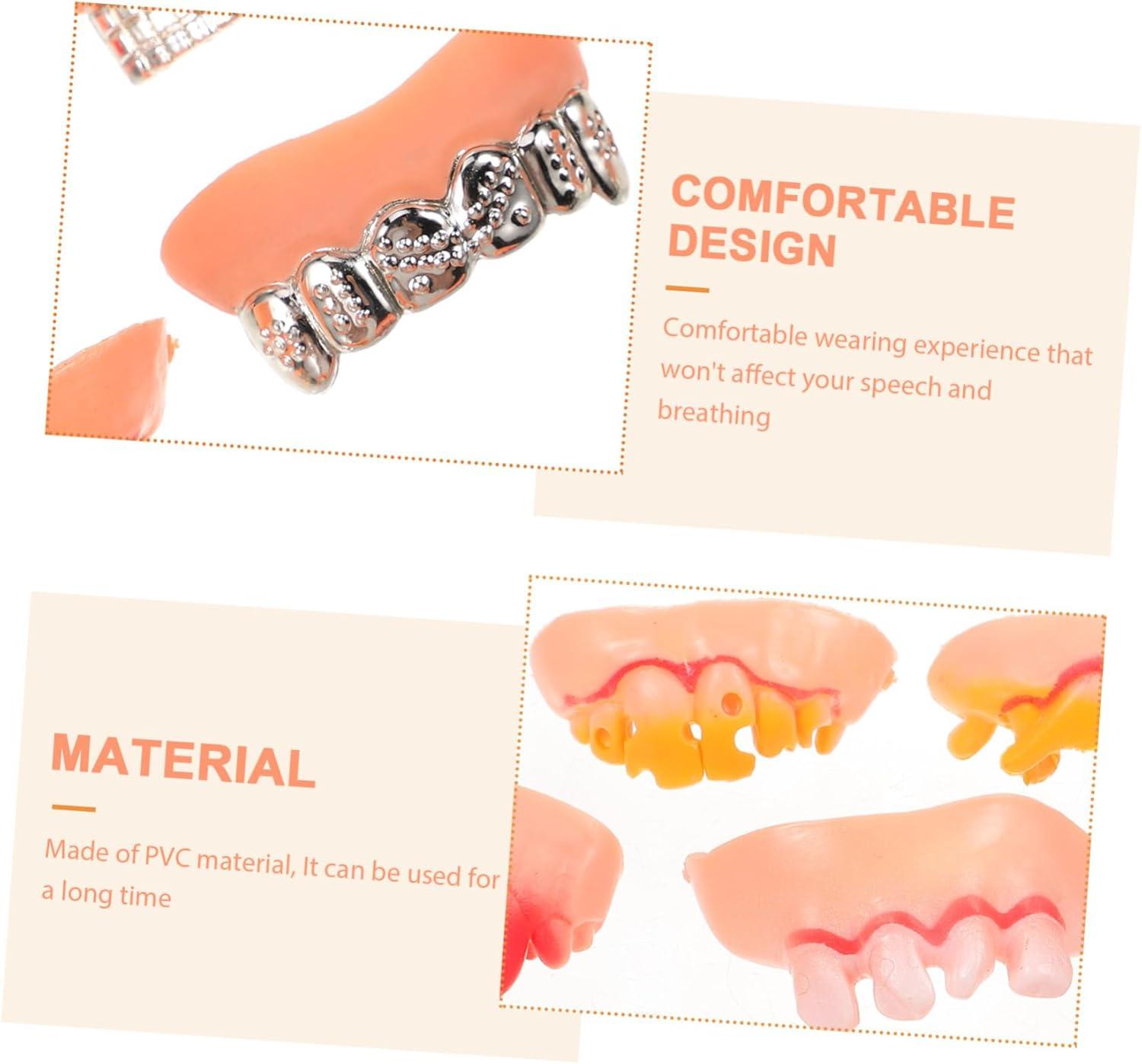 Frcolor 10 Pc Cosplay Ugly False Teeth - Zombie Hillbilly & Nasty Fake ...