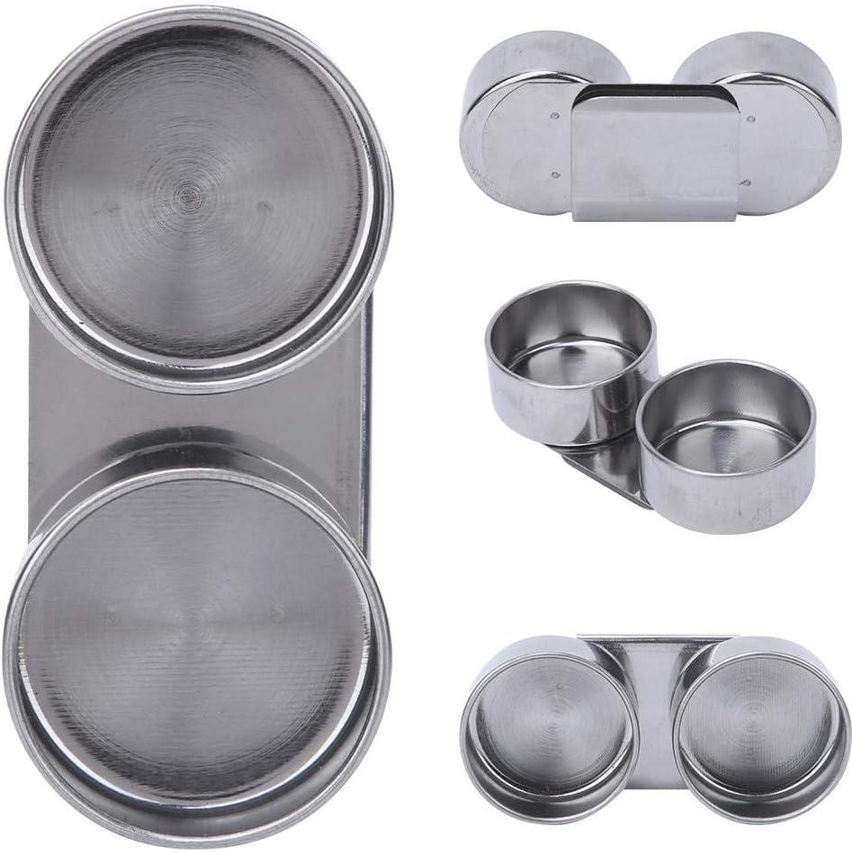 Stainless Steel Double Palette Cup - Large Mouth Oil and Solvent ...