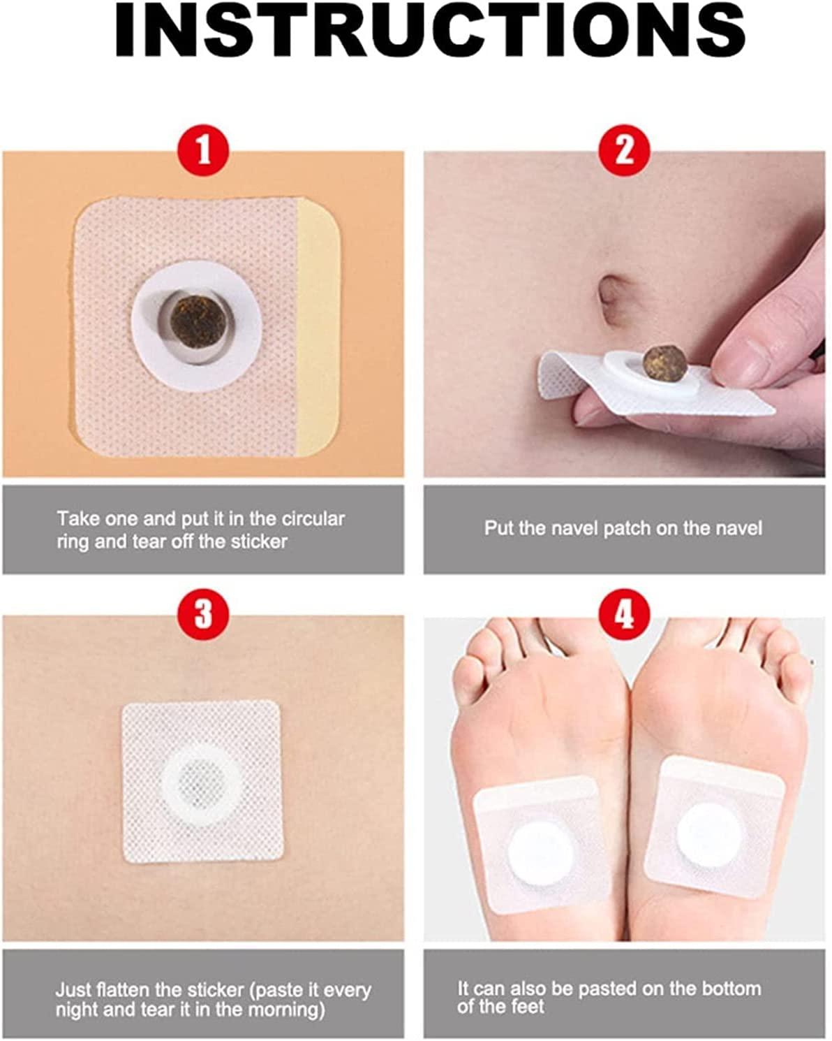 Mugwort Belly Button Patch (60PCS) - Natural Plant for Men and Women ...