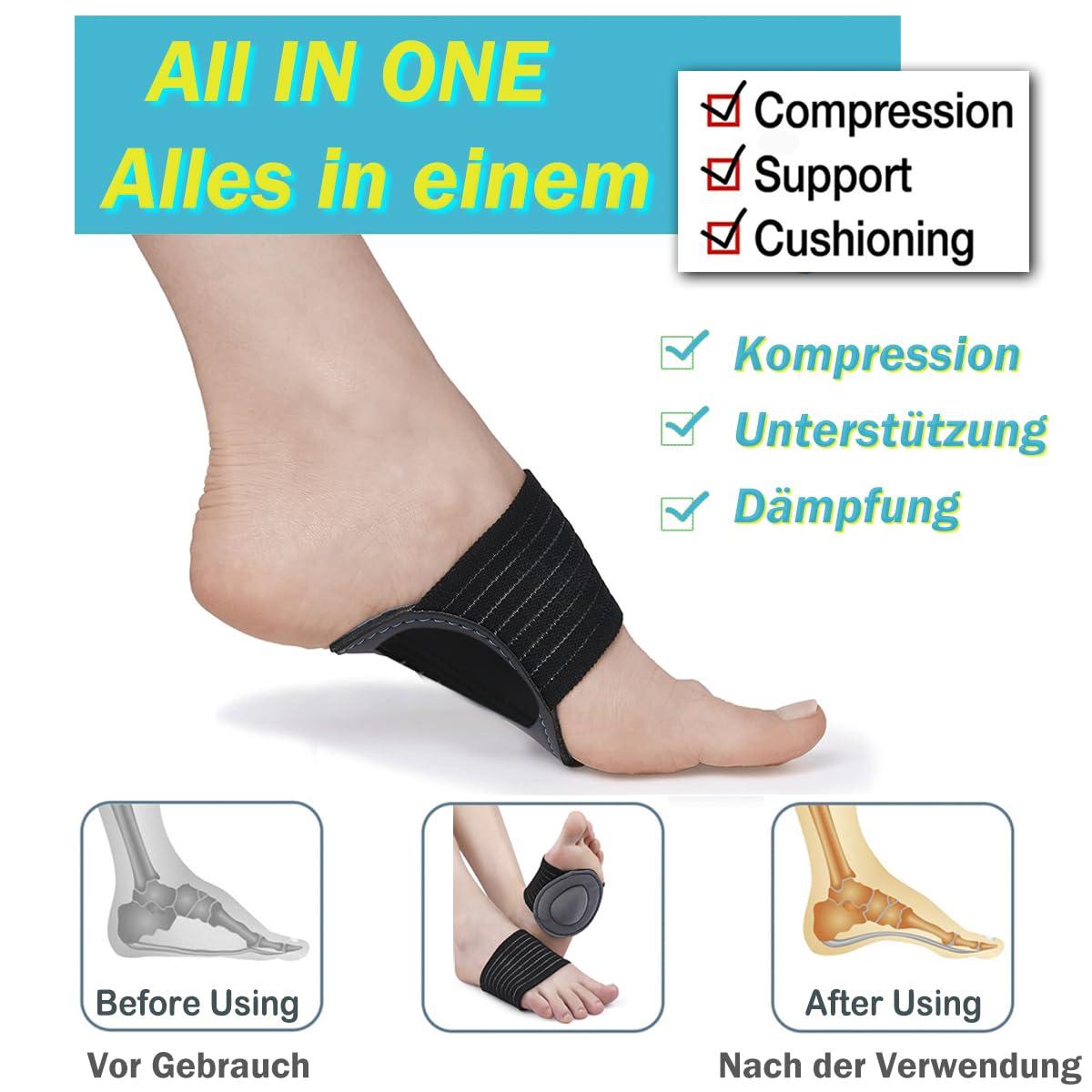 Buy Youth Base Foot Vault Bandages - Compression Relief for Plantar ...