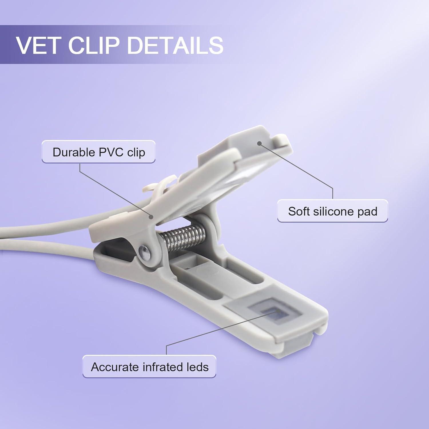 SKMEDITEC 3.2 Foot Spo2 Sensor - Reusable Adult Tear Clip Probe for ...