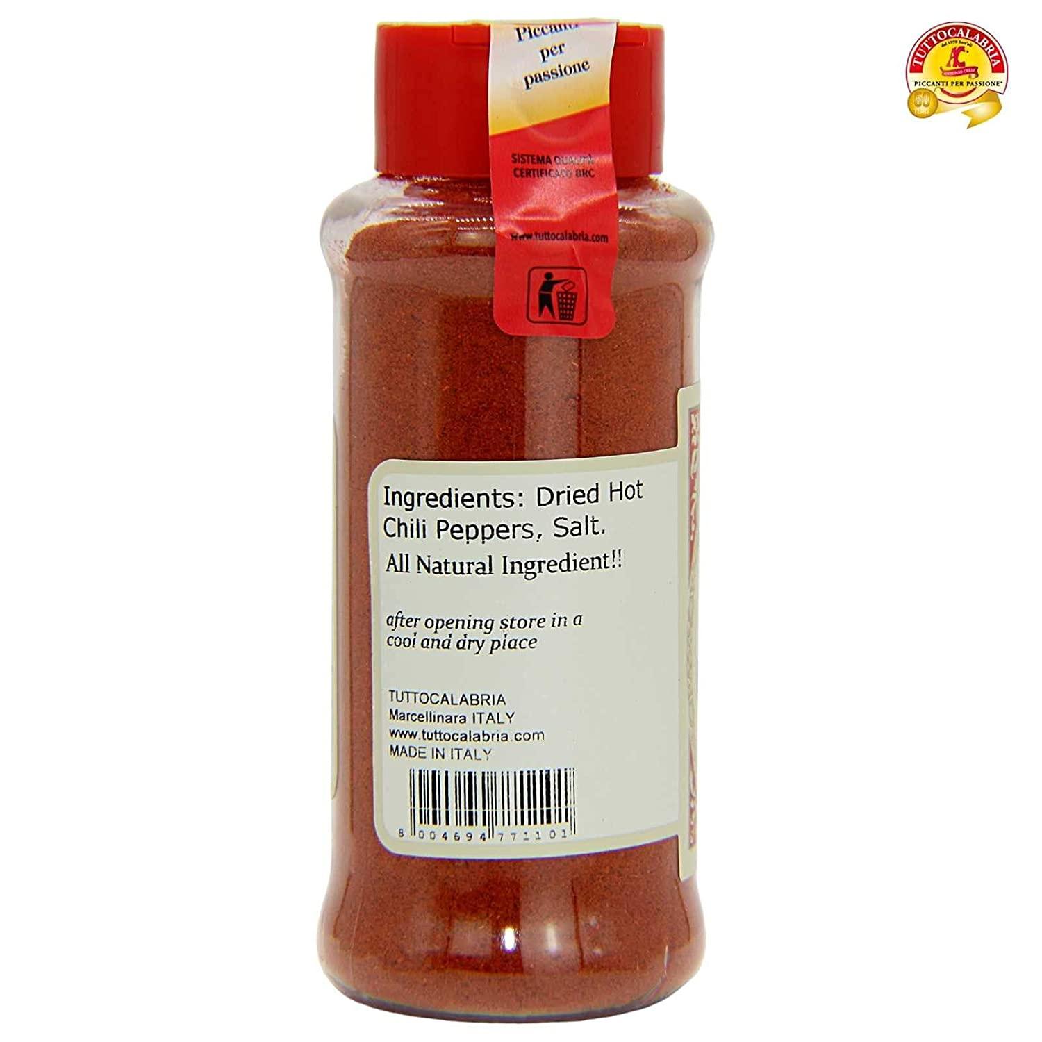 TuttoCalabria Calabrian Hot Chili Powder 110g/3.88oz - All Natural Non ...