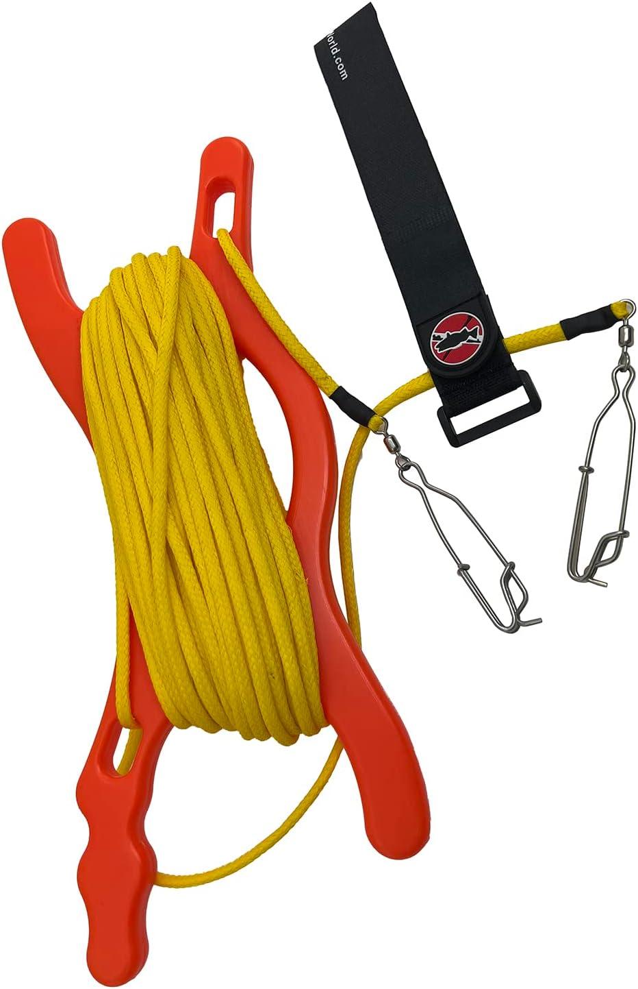 100ft Float Line with Winder for Boating, Spearfishing, Snorkeling ...