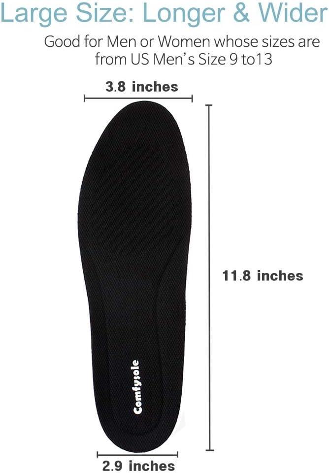 1 Inch Leg Length Discrepancy Full Length Insoles - Lifts for Uneven ...