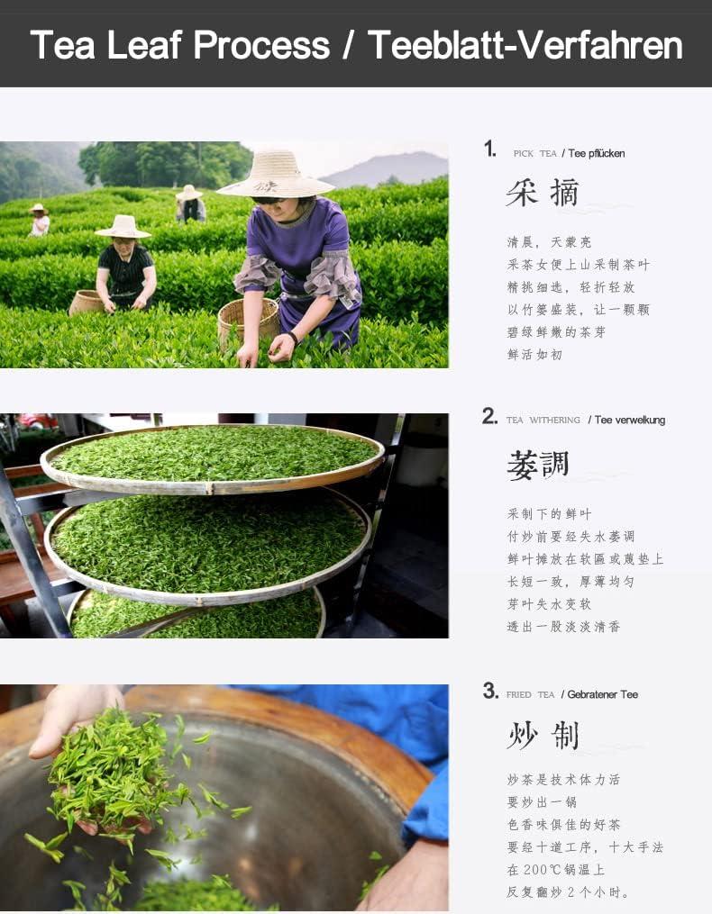 Premium Xihu Longjing Green Tea Leaves 125g - Freshly Picked Before ...