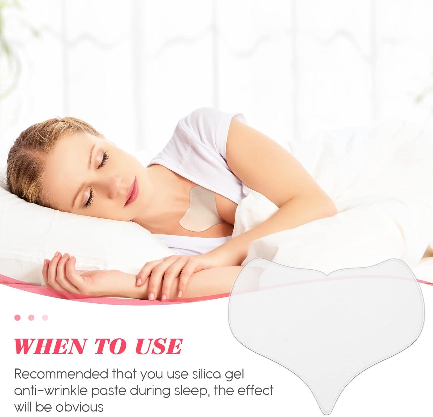 Reusable Silicone Chest Wrinkle Pad | Transparent Cleavage Patch for ...