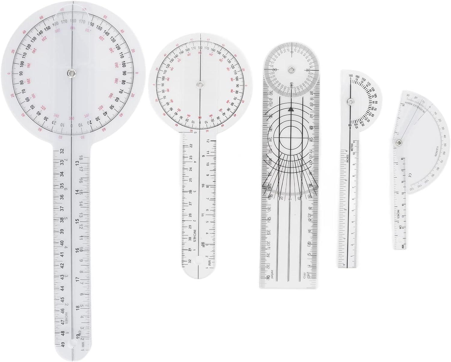 Medical Goniometer Finger Goniometer Portable Transparent Research 5 ...