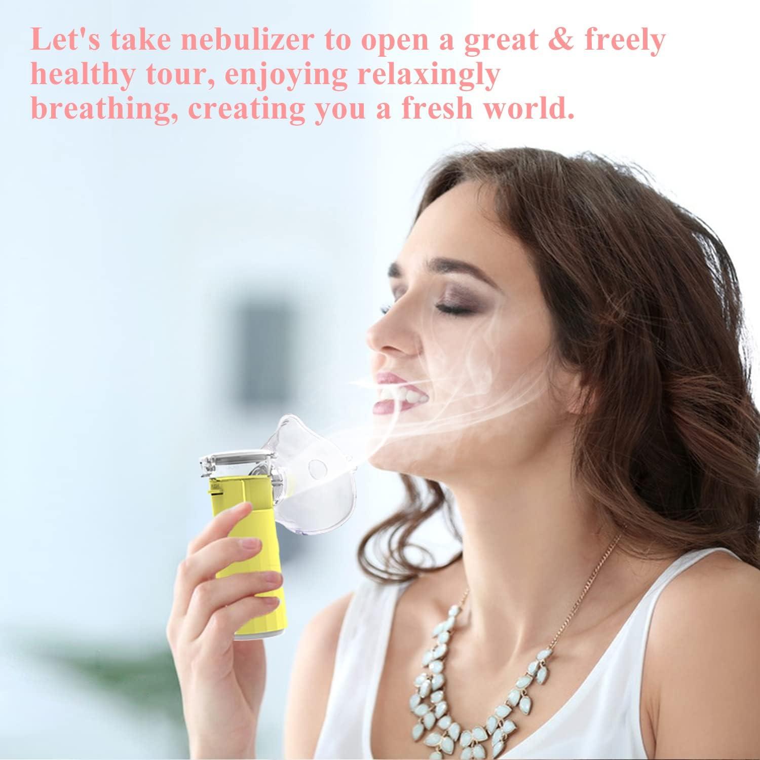 Portable Handheld Nebulizer for Adults and Children - Travel Inhaler ...