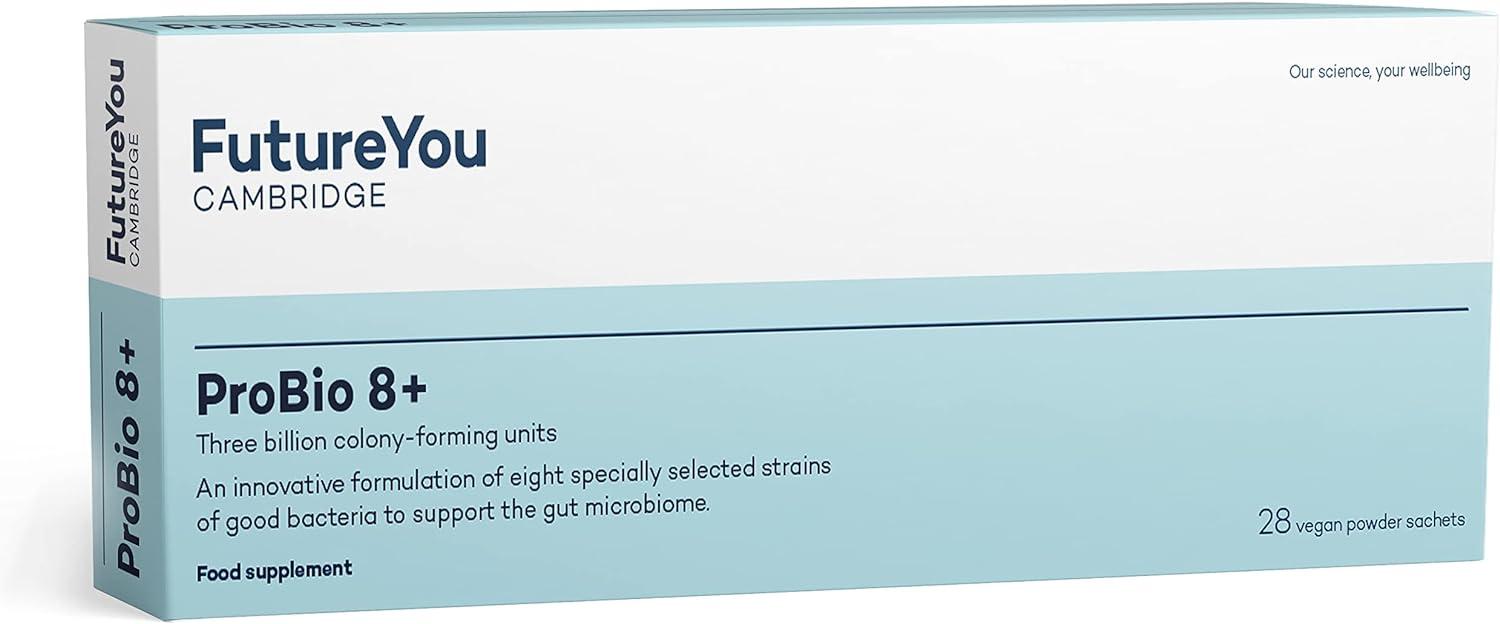FutureYou ProBio 8+ (28 Powder Sachets) Probiotics for Gut Health ...
