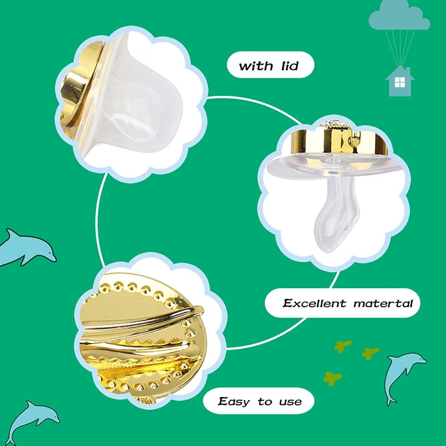 Pacifier Clips Baby Girl - Rhinestone 26 Letter Initial Bling Pacifier ...