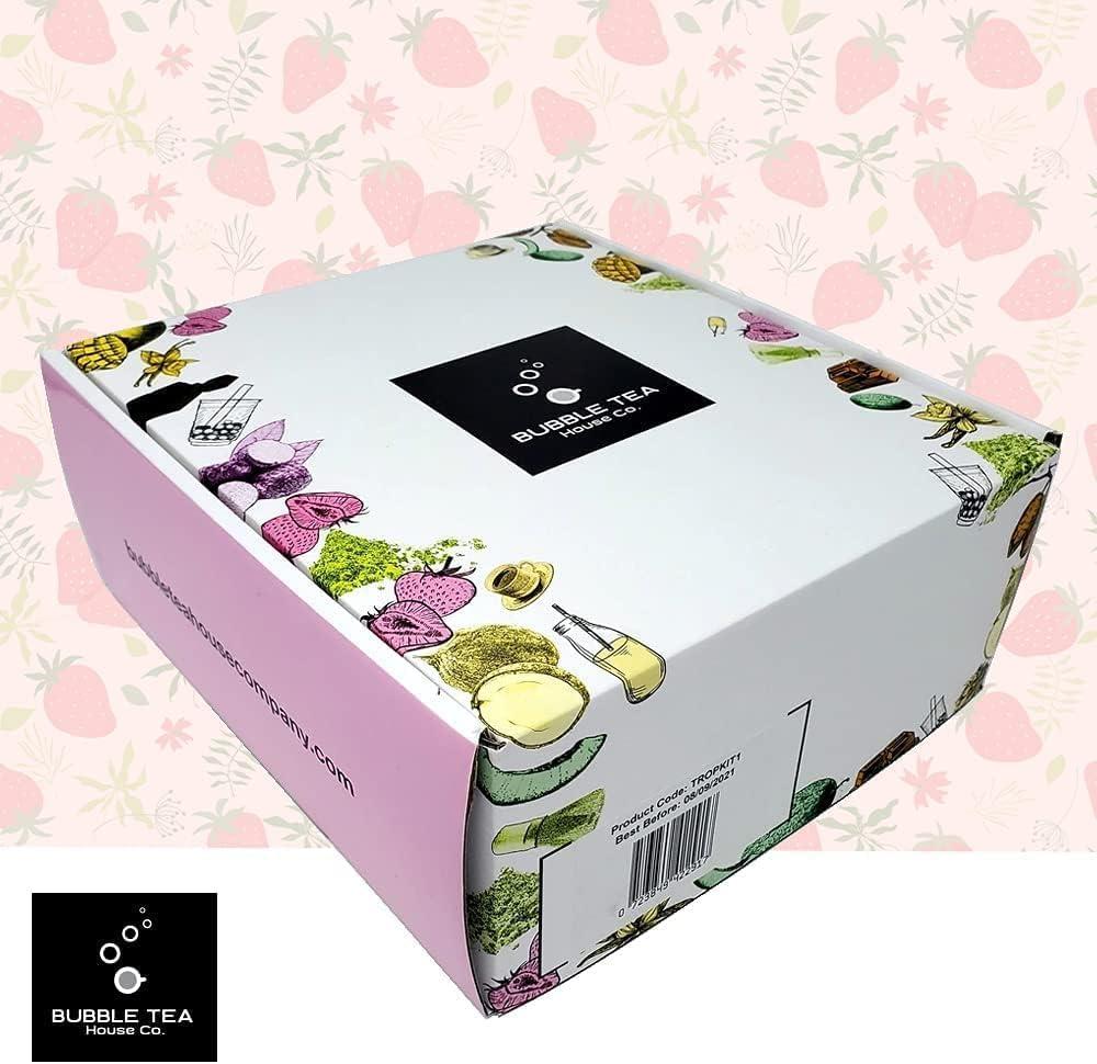 Matcha Bubble Tea Kit - Ultimate Gift Set with Matcha Powder, Mango ...