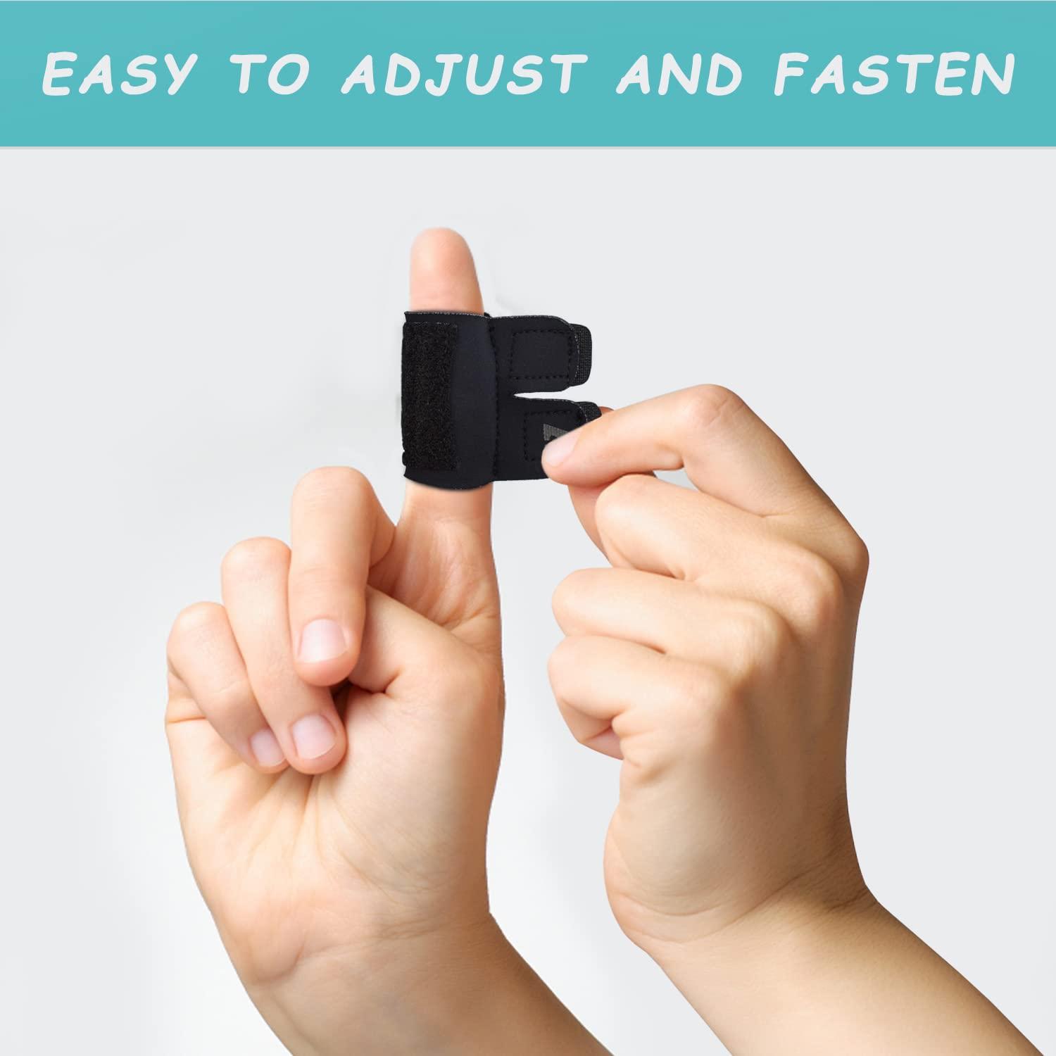 VerteLife Neoprene Finger Splint - Thumb Brace Protector & Finger ...