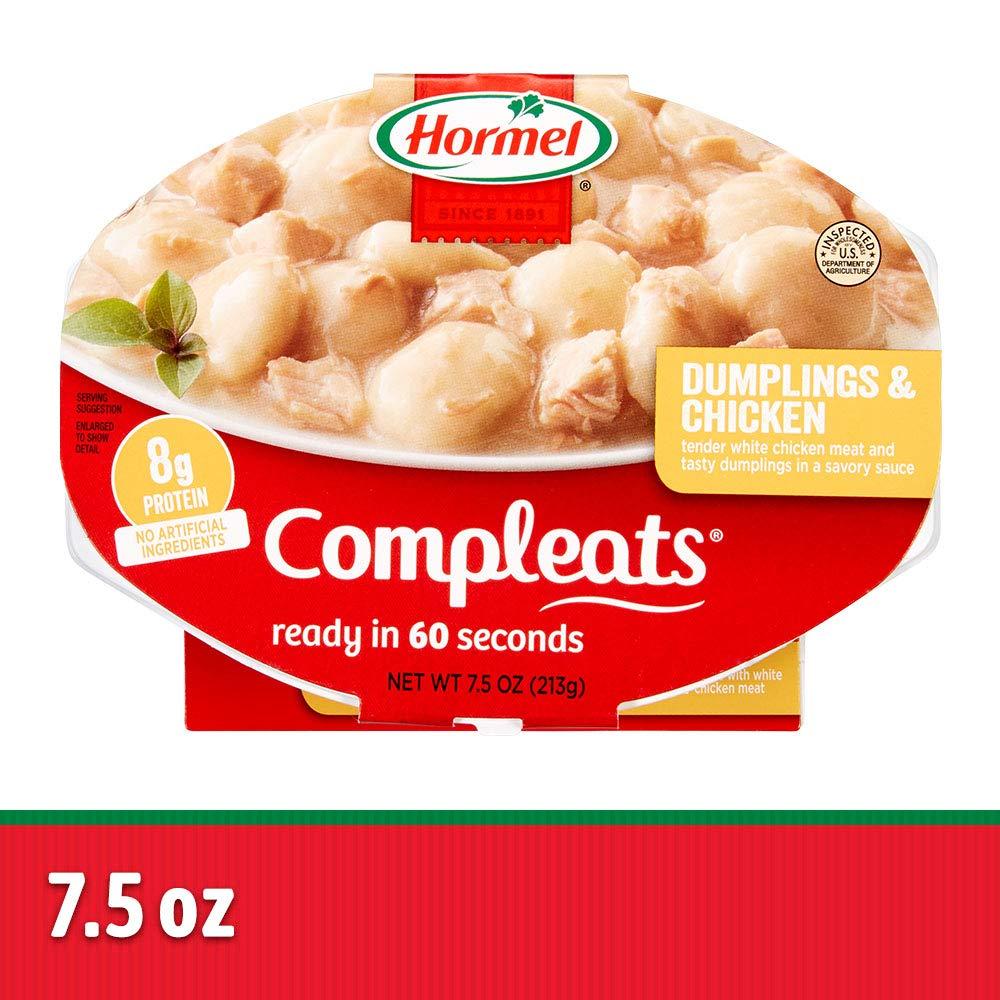 Hormel Compleats Dumplings & Chicken 7.5oz (Pack of 7) - Ready-to-Eat ...