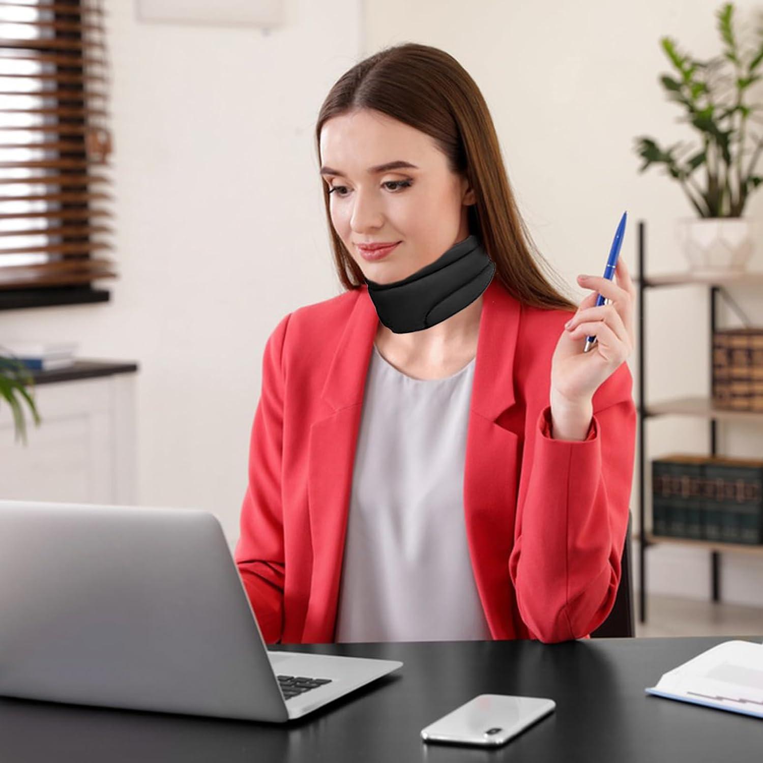 FEXPDL Cervicorrect Neck Brace Soft Foam Neck Brace Universal Cervical Collar Adjustable Neck ...