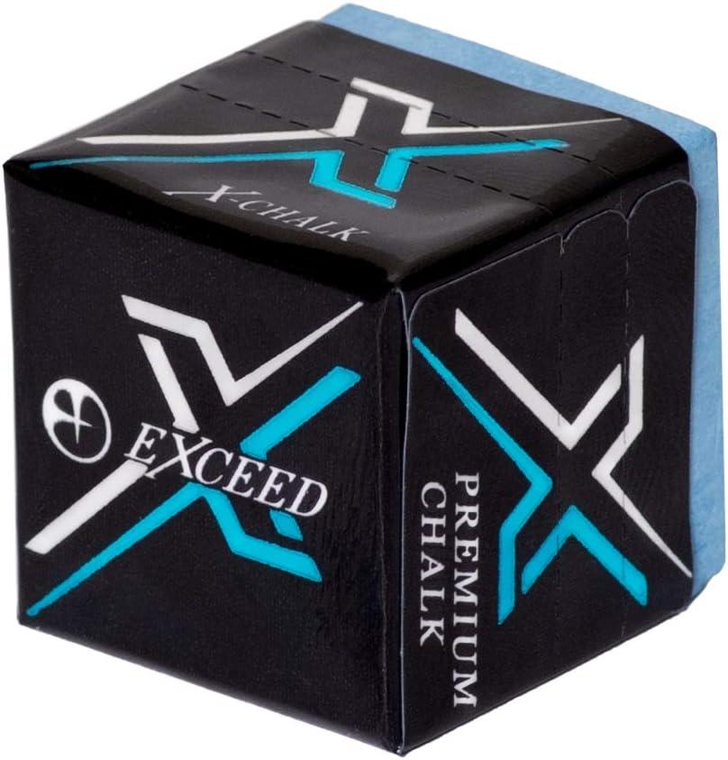 Exceed X-Chalk Pool cue Billiard Premium Chalk - Blue - One Piece