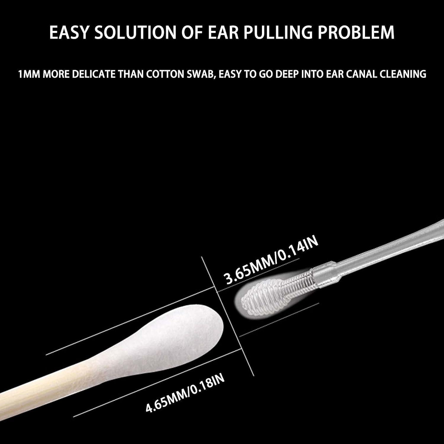 Portable Stainless Steel Earwax Removal Kit - 6 Pc Ear Pick Set with ...