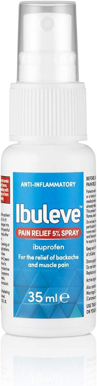 Ibuleve Pain Relief 5% Ibuprofen Spray - 35ml: Anti-Inflammatory Relief ...