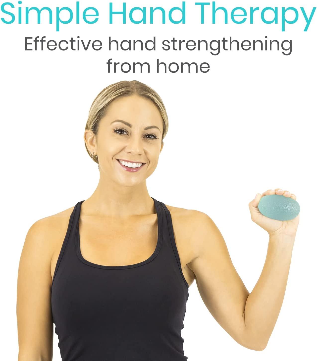 Vive Hand Squeeze Balls - Squishy Exercise Eggs Hand Therapy Stress ...