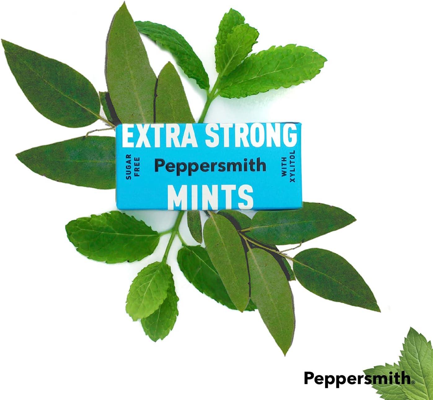 Peppersmith - Extra strong mints - Sugar-free mints - 100% vegetable ...