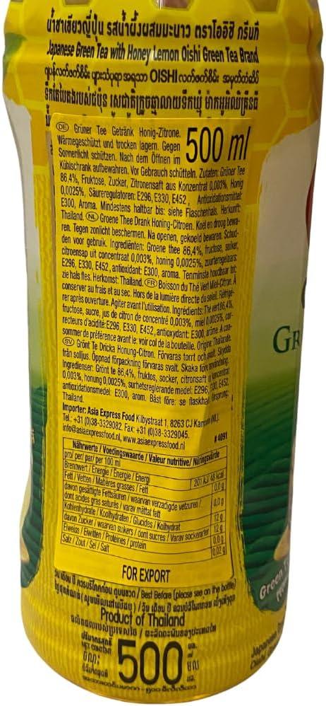 Oishi Green Tea (Honey Lemon) 500ml - Refreshing and Nourishing Drink | Buy Now with Express ...