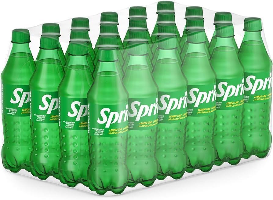 Sprite Sparkling Lemon and Lime 500ml Bottles (24 x 500ml Bottles ...