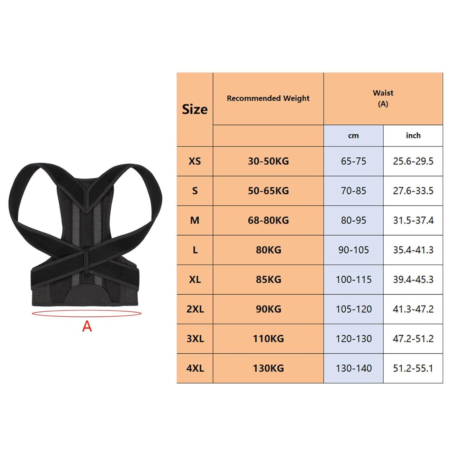 Posture Corrector for Men&Women Back Brace Posture Corrector-Adjustable ...