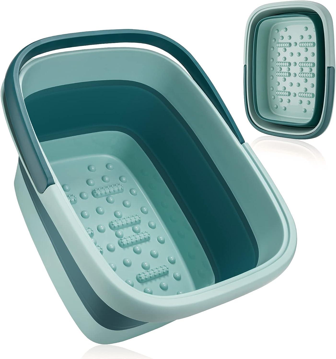 Udefineit Large Collapsible Foot Bath Soak Tub | 15L/4 Gallons Portable ...