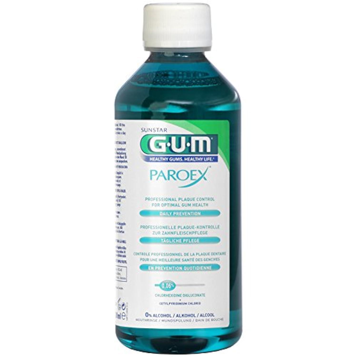 GUM Paroex Mouthwash 0.06 CHX - 6-Pack 500ml | International Shipping ...