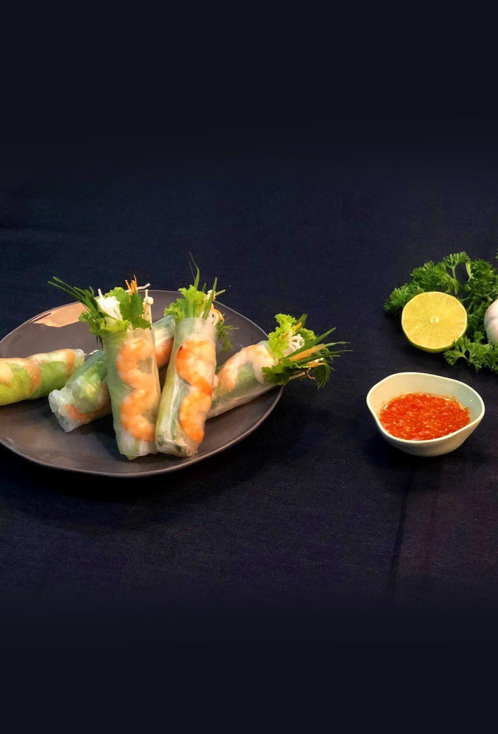 Lyan Mekong River Banh Trang Vietnamese Three Colours Rice Paper Round ...