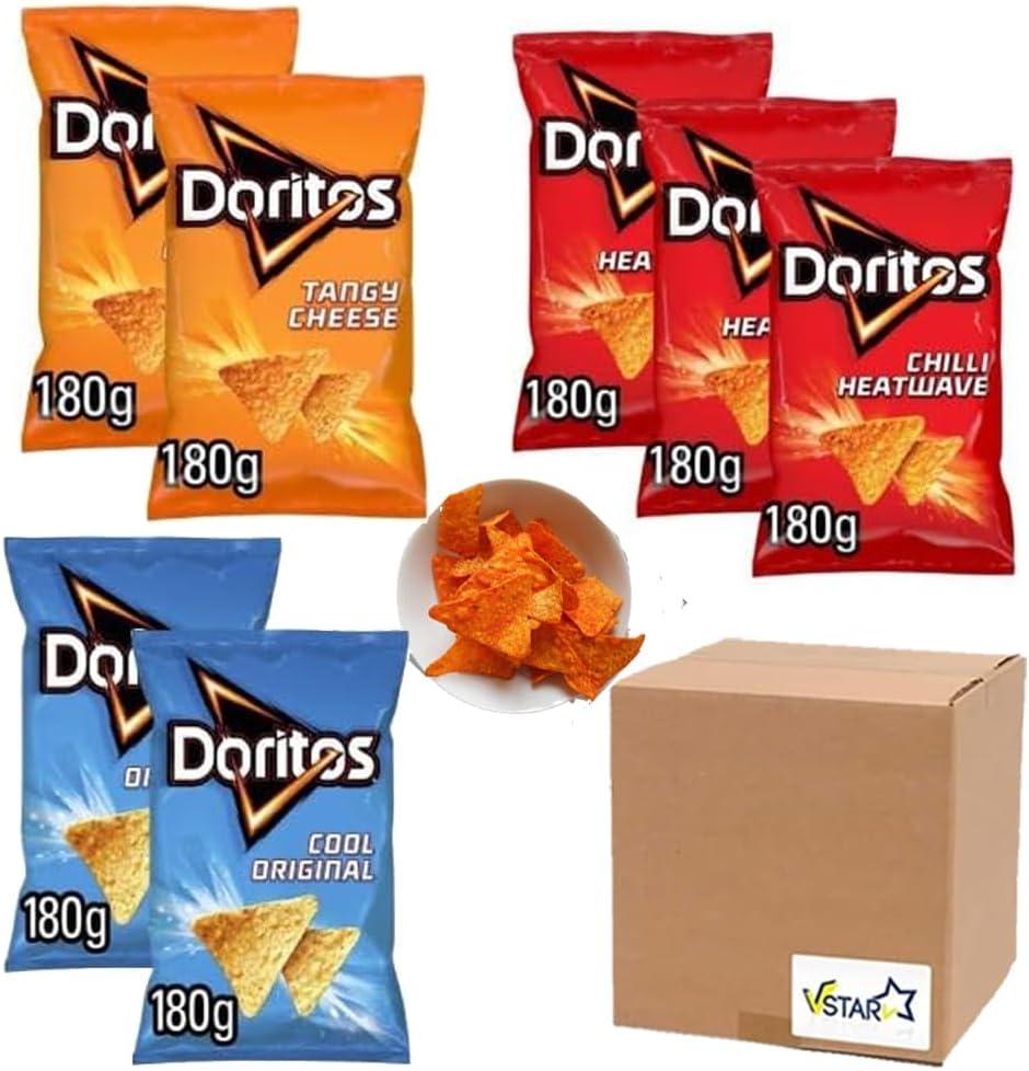 Walkers Doritos Crisps Chips Variety Box 7 x 180g | Buy Now with ...