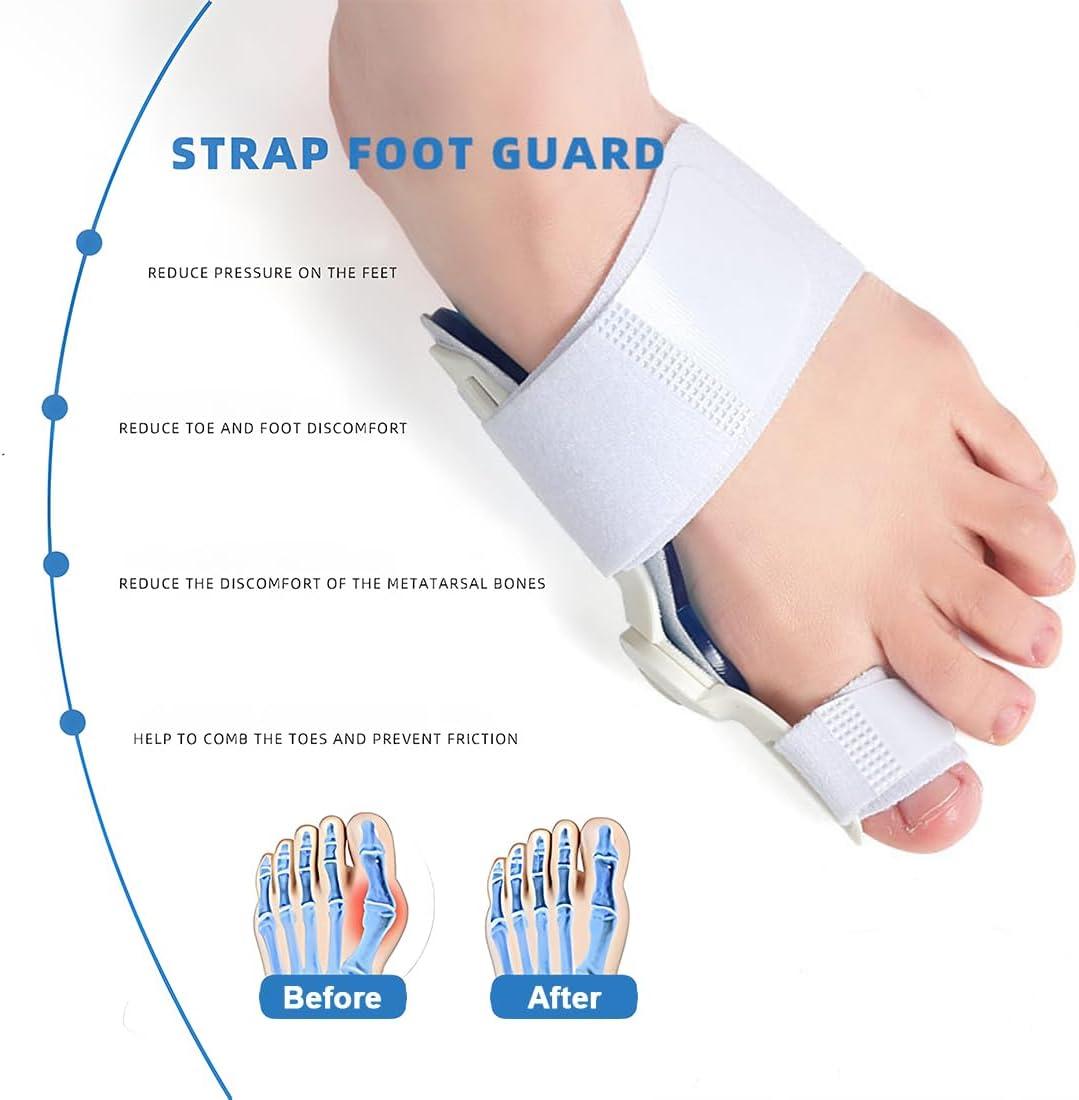 Buy WJRQD White Toe Support - Breathable Adjustable Fracture Recovery ...