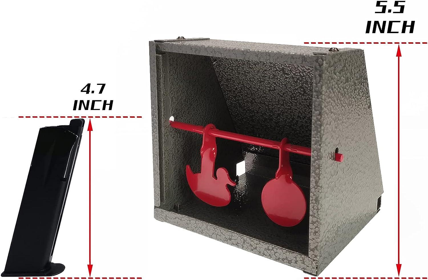 Atflbox BB Trap Target with 20pcs Paper Targets - Resetting Shooting ...