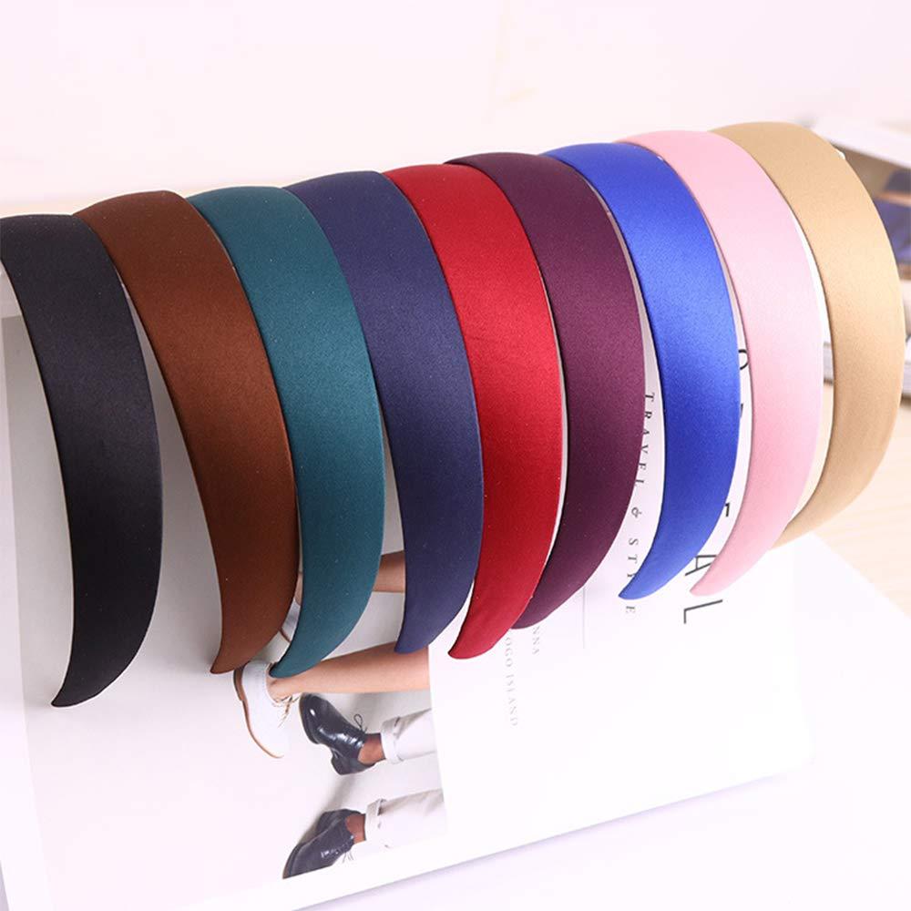 9 Pieces Satin Frontal Ligaments - Slipproof Hair Bands for Women ...