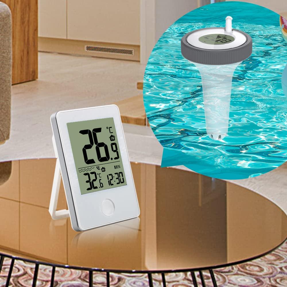 Dechoga Floating Pool Thermometer - Accurate Water Temperature Sensor ...