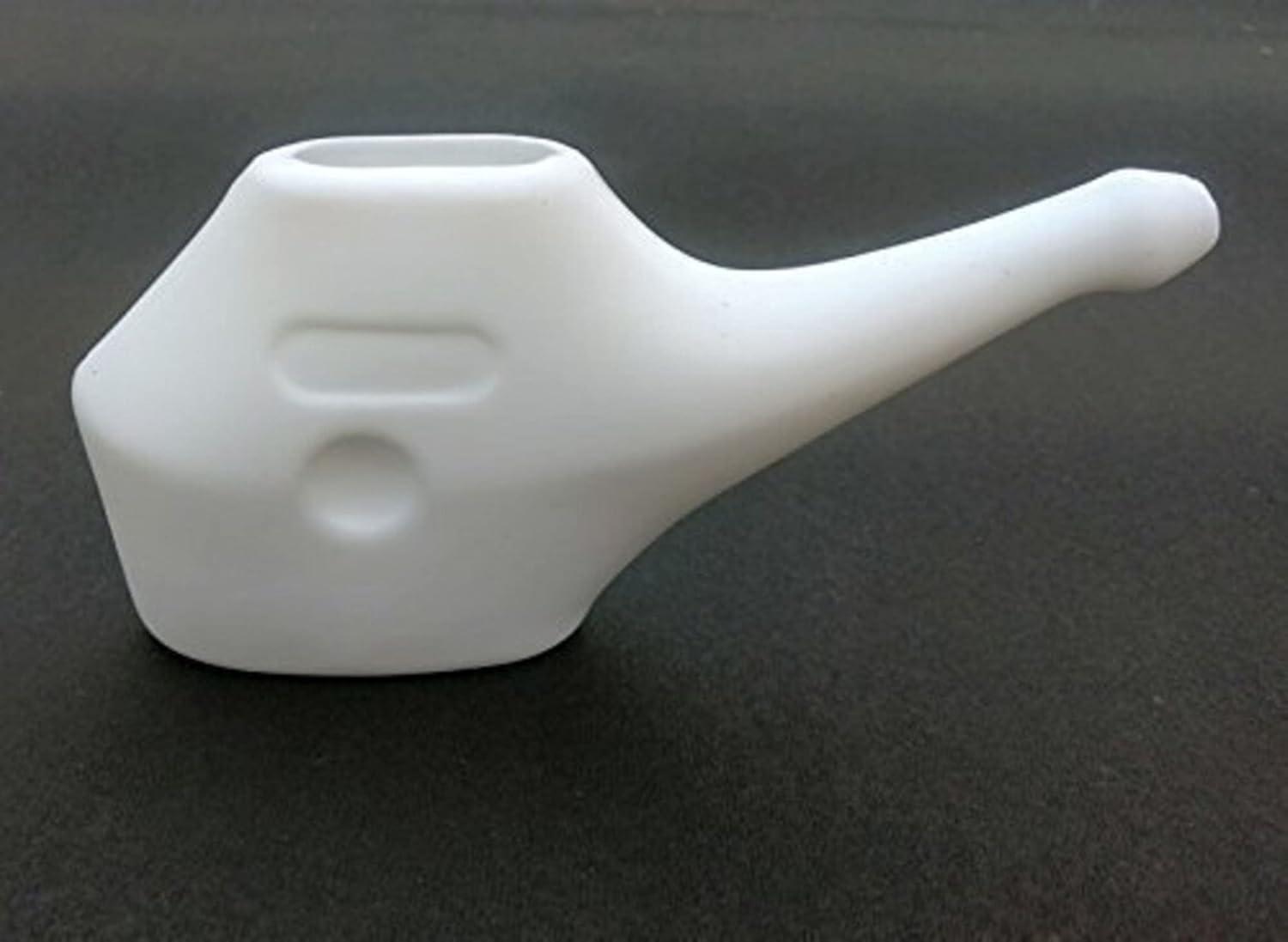 2activelife White Neti Pot Kit: Lightweight & Durable for Nasal ...