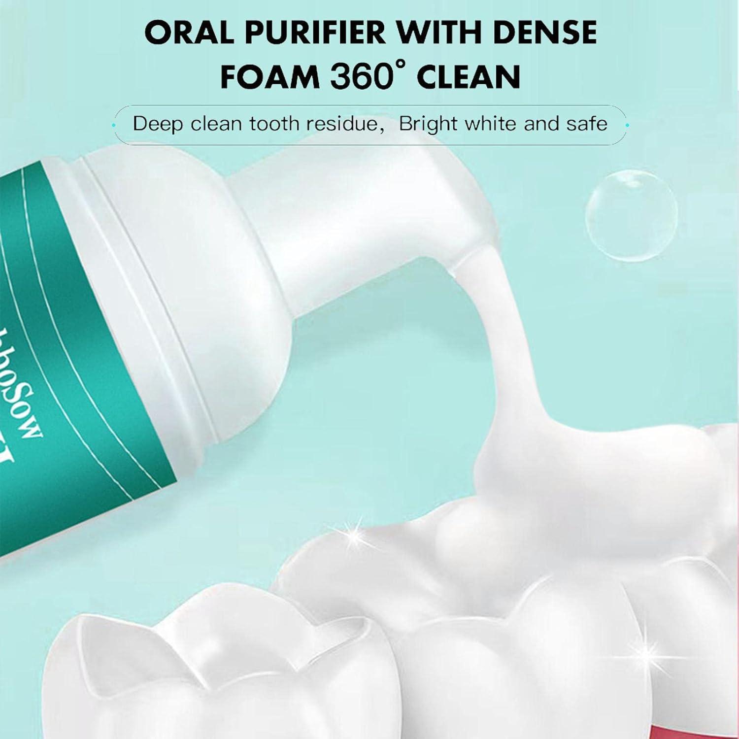 White Teeth Mousse - Intensive Stain Removal Tooth Mousse | 60ml Easy ...