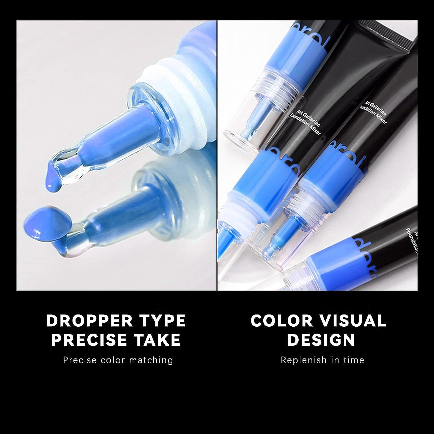 HOSAILY Blue Foundation Mixing Pigment - Color Corrector for Warm to ...