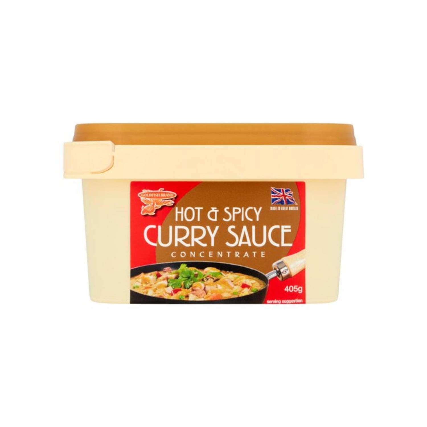 Goldfish Hot & Spicy Curry Sauce 8x405g | Buy Now with Express ...